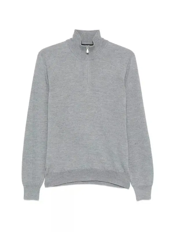 Tagliatore Quarter-zip Knit Sweater
