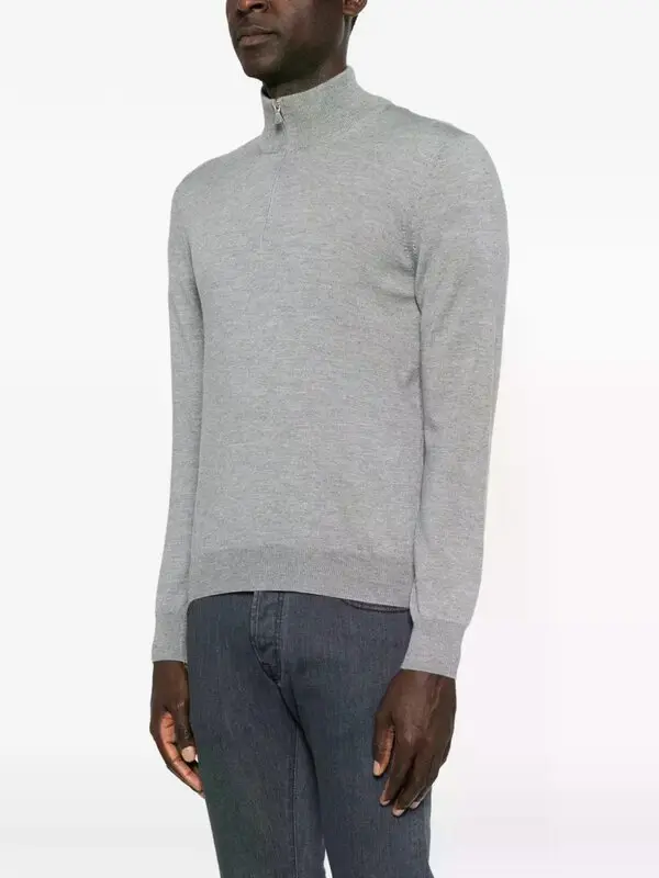 Tagliatore Quarter-zip Knit Sweater