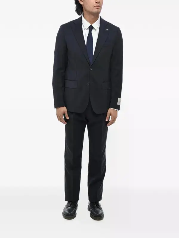 Corneliani Herringbone-pattern Virgin Wool Suit
