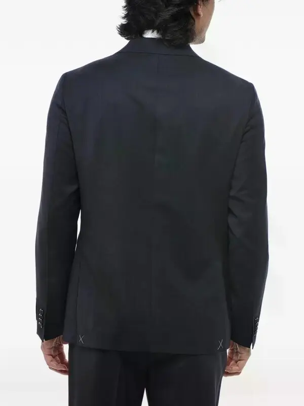 Corneliani Herringbone-pattern Virgin Wool Suit
