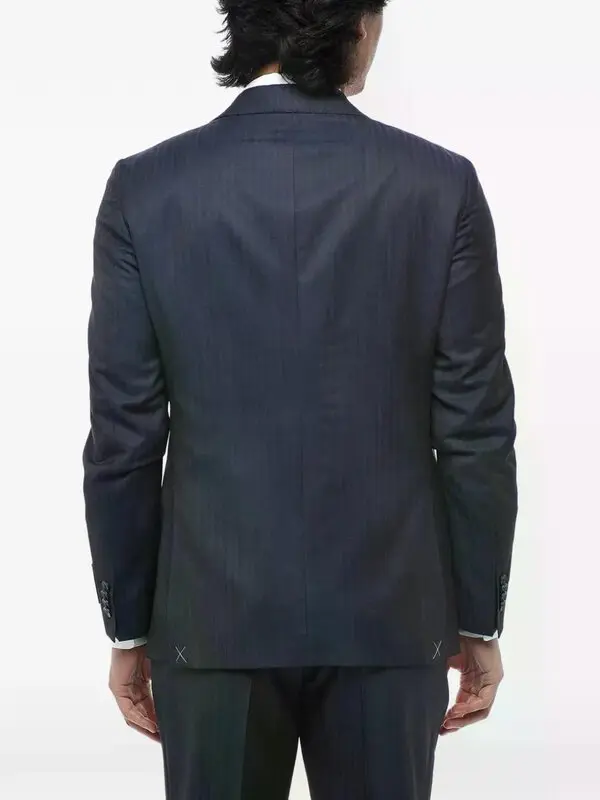 Corneliani Cc Collection Jacquard Virgin Wool Suit