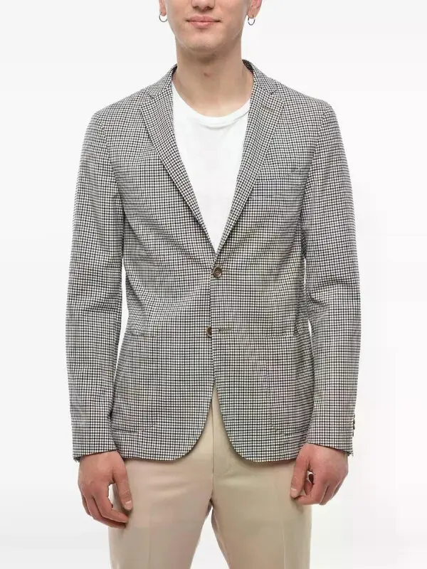 Corneliani Gingham Unlined Blazer
