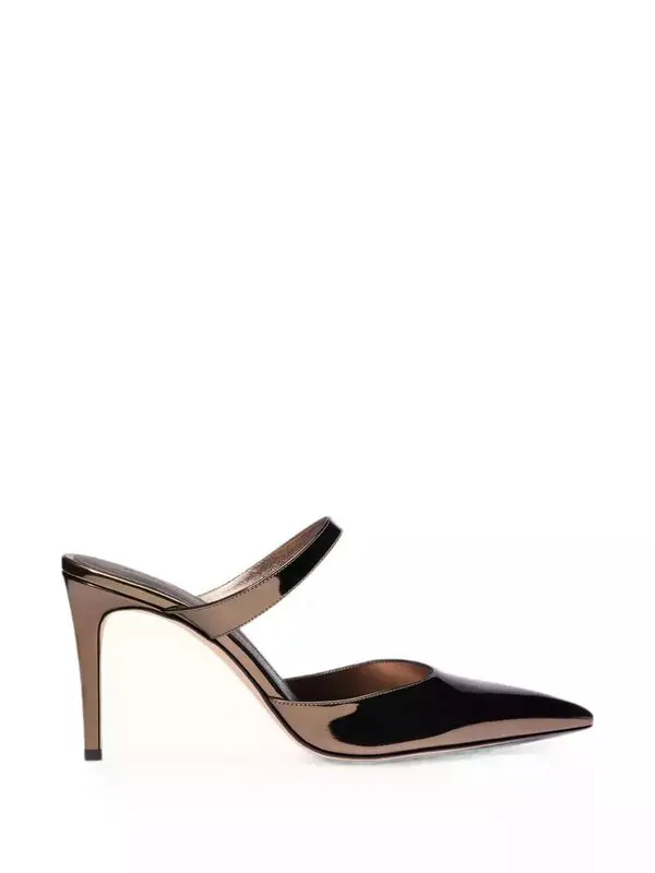 STUART WEITZMAN Power Pointed-toe Mules - Brown