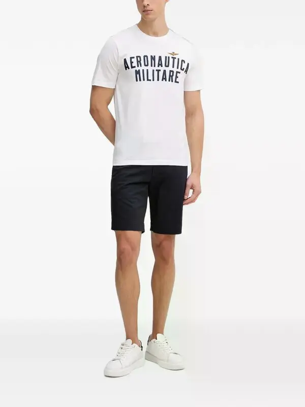 AERONAUTICA MILITARE Logo-print T-shirt - White
