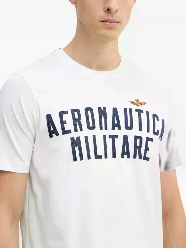 AERONAUTICA MILITARE Logo-print T-shirt