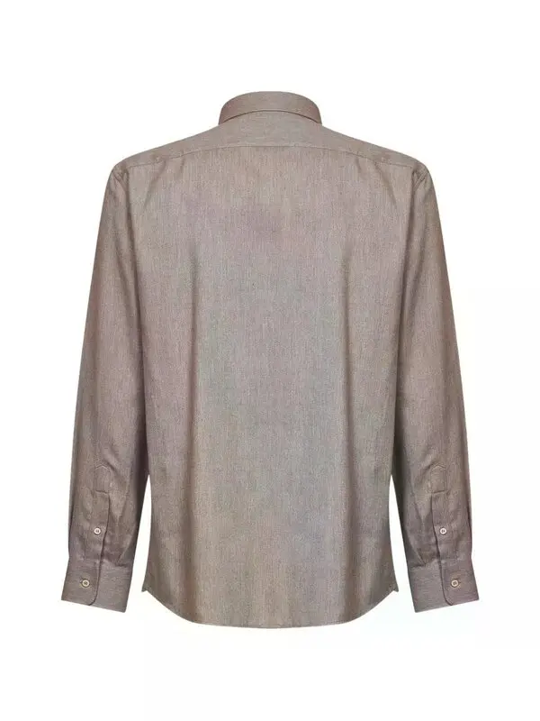 Brunello Cucinelli Spread-collar Button-down Shirt - Grey