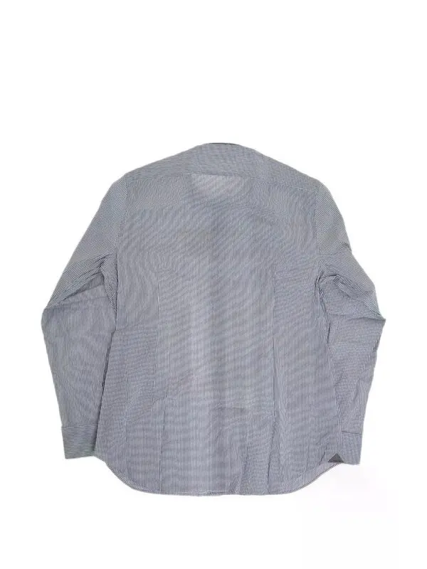 Corneliani Striped French-collar Shirt