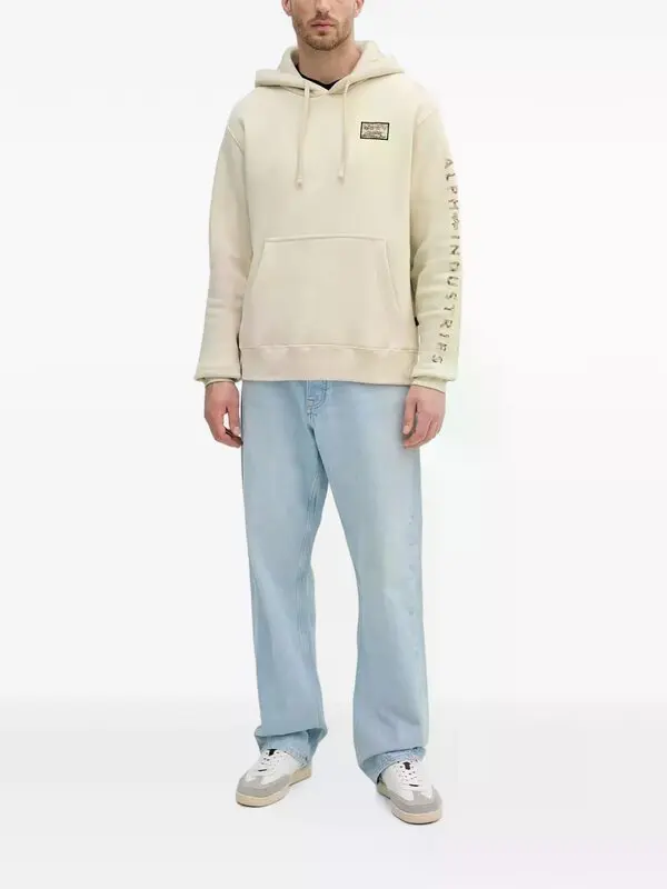 Alpha Industries Logo-patch Hoodie