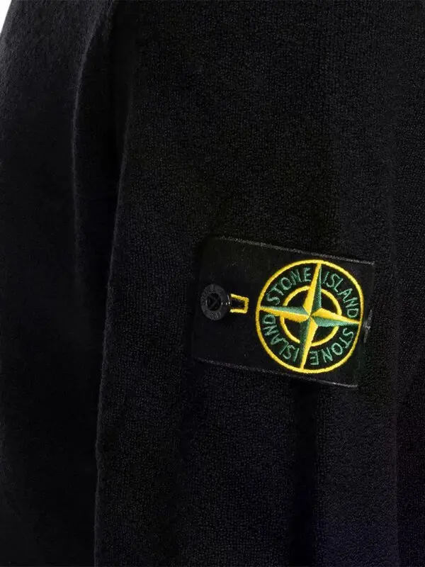 Stone Island 5100012 Pure Rws Wool Jumper - Black