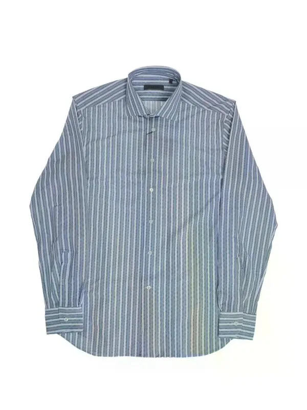 Corneliani Striped Long-sleeve Shirt