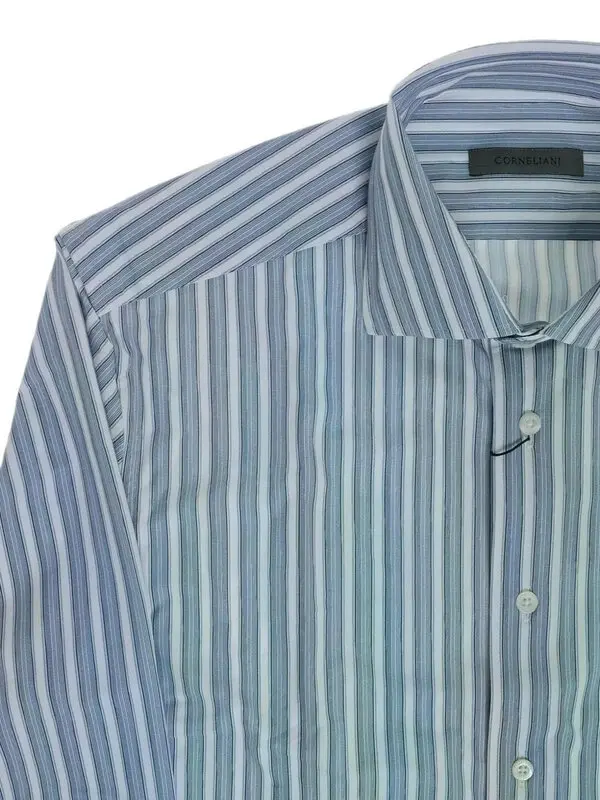 Corneliani Striped Long-sleeve Shirt