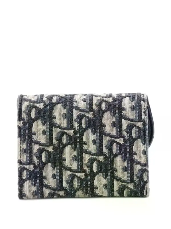 Dior Saddle 5-gusset Case Oblique Canvas Card Holder