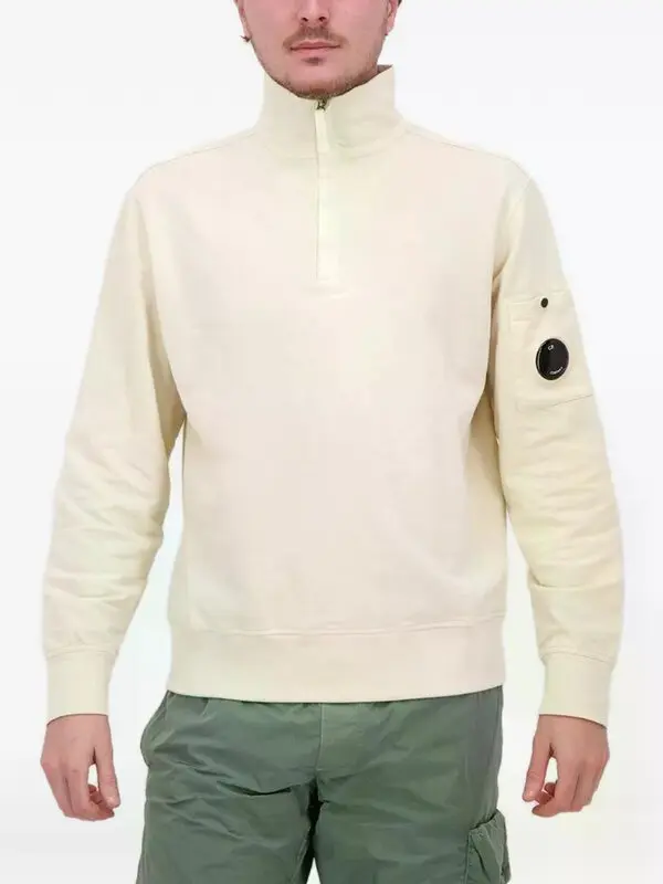C.P. COMPANY Light-fleece Half-zip Lens Sweatshirt