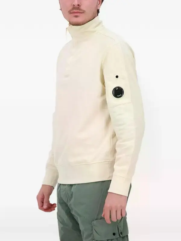 C.P. COMPANY Light-fleece Half-zip Lens Sweatshirt