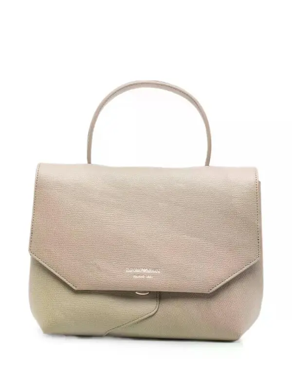 Emporio Armani Grained-leather Tote Bag