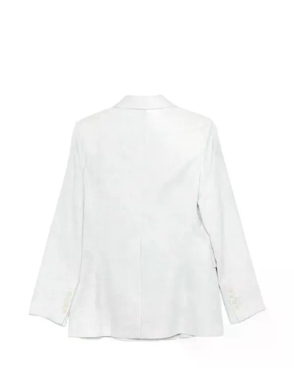 Eleventy Double-breasted Peak-lapel Blazer