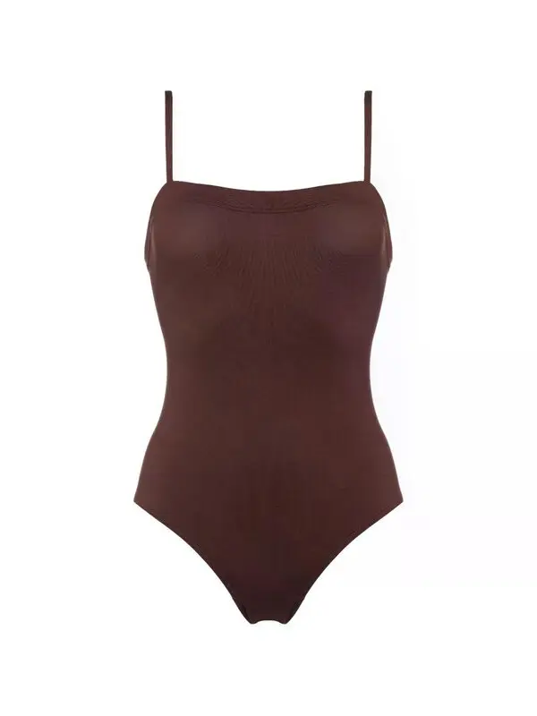 ERES Square Neck Spaghetti Strap One-piece Swimsuit