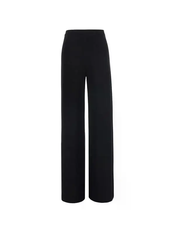 Norma Kamali Bias High-waisted Palazzo Pants - Black
