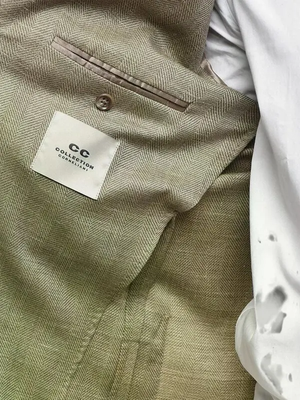 Corneliani Herringbone Single-breasted Blazer