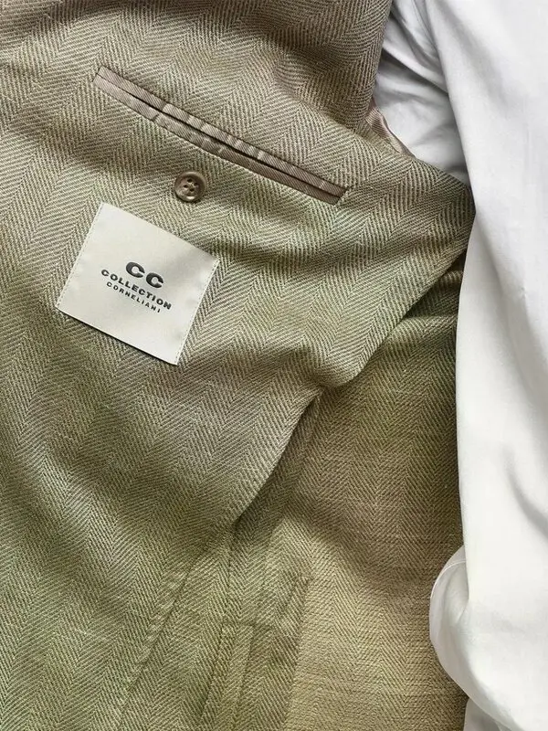 Corneliani Herringbone Single-breasted Blazer