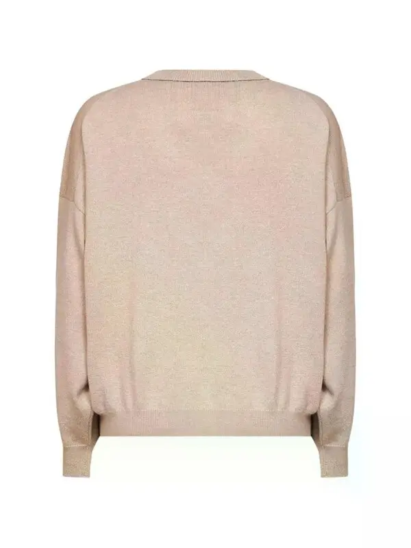 Brunello Cucinelli Monili-trimmed Cashmere Sweater