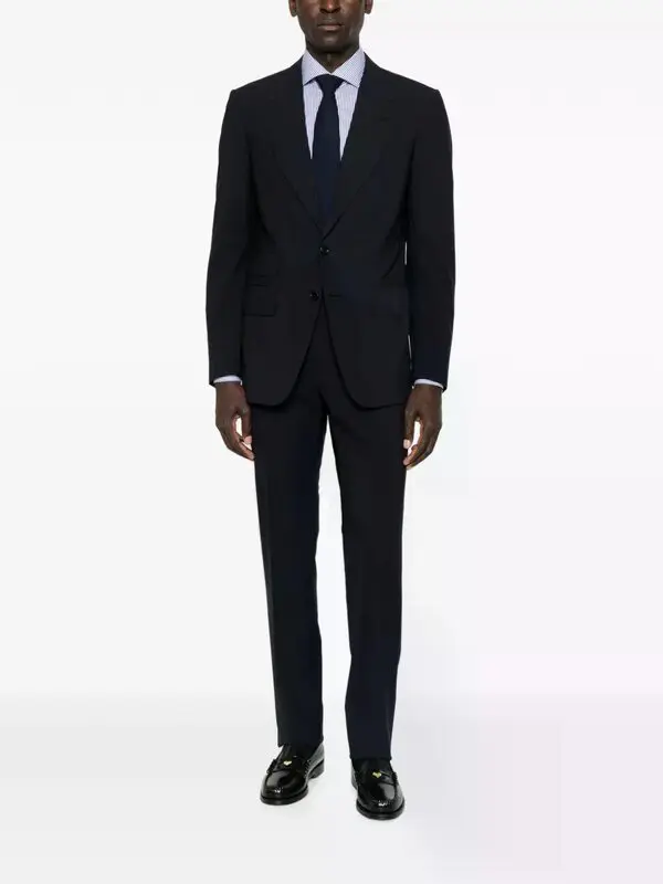 BARBA NAPOLI Striped-pattern Spread-collar Shirt