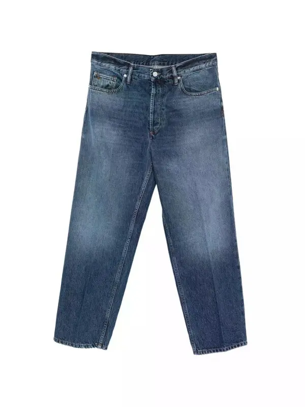 NINE:INTHE:MORNING Faded Effect Straight-leg Jeans