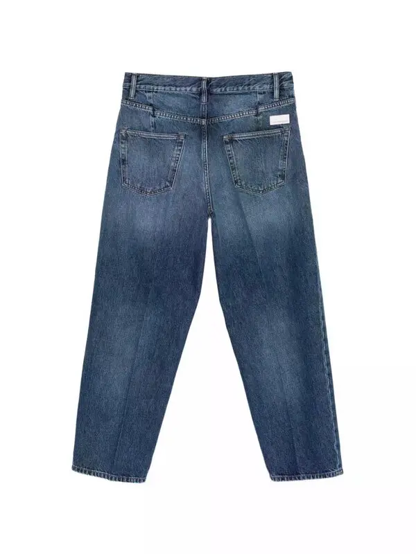 NINE:INTHE:MORNING Faded Effect Straight-leg Jeans
