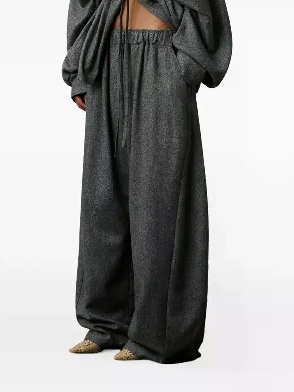 THELATEST Dora Wide Leg Trousers With Drawstring Waist