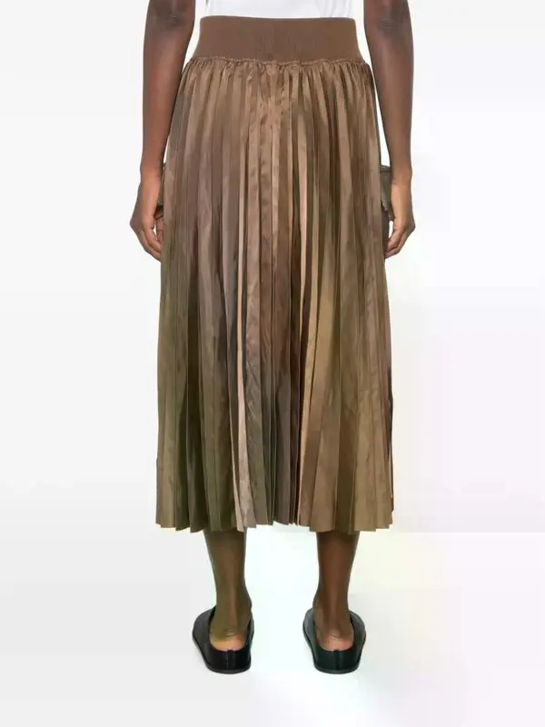 Sacai Pleated Midi Skirt