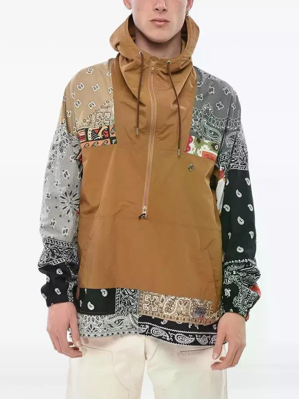 CHILDREN OF THE DISCORDANCE Bandana Patchwork Anorak Jacket