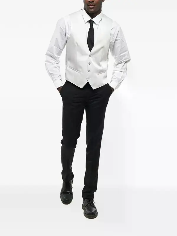 Corneliani Cerimonia Academy Silk Waistcoat