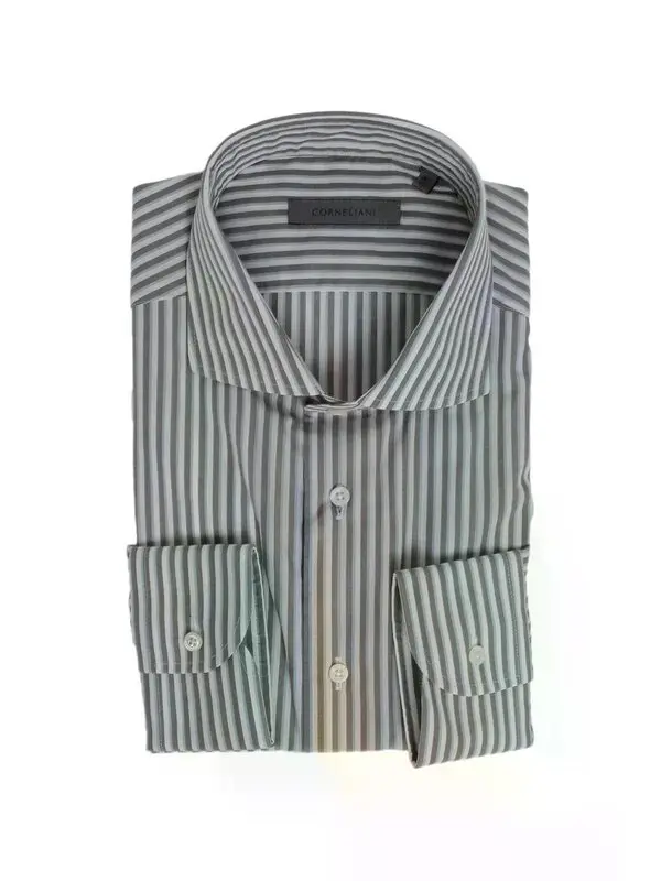 Corneliani Striped Cotton Shirt