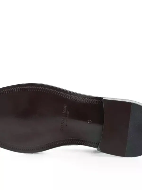 Corneliani Penny-slot Leather Loafers