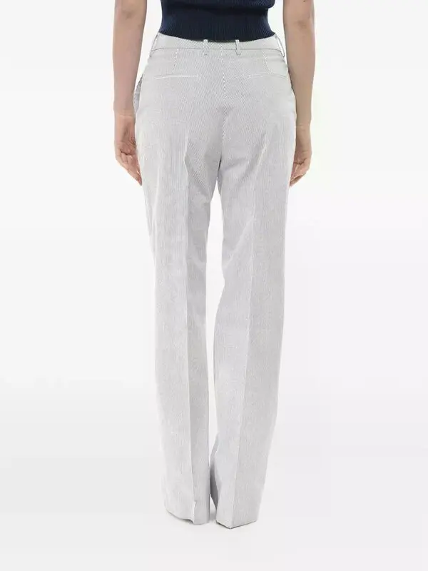 BERWICH Stripe Pattern Tailored Trousers