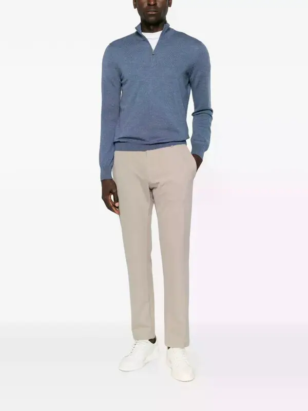 Tagliatore Quarter-zip Knit Sweater