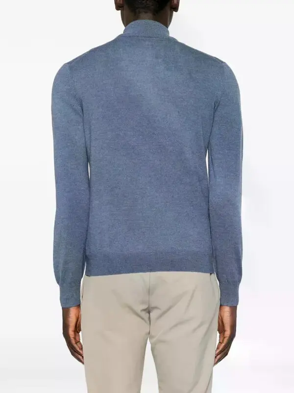 Tagliatore Quarter-zip Knit Sweater