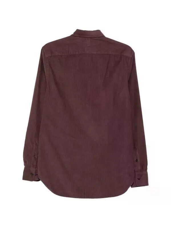 Canali Corduroy Long-sleeve Shirt