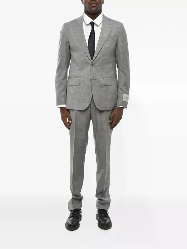 Corneliani Cc Collection Plaid Single-breasted Suit