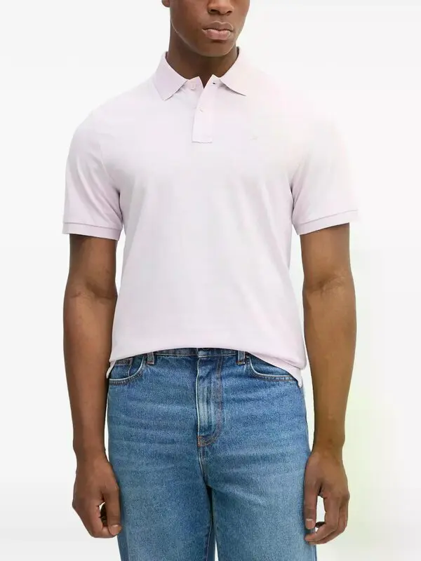 HACKETT LONDON Logo-embroidered Short-sleeve Polo Shirt