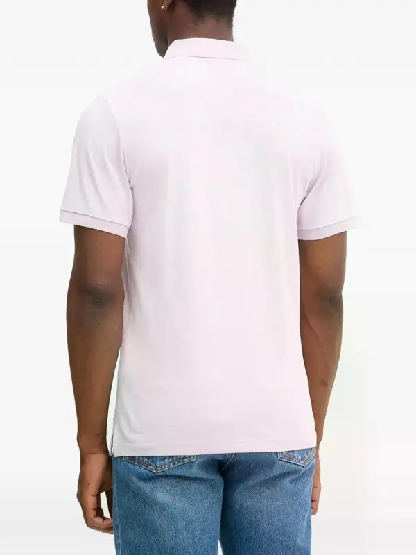 HACKETT LONDON Logo-embroidered Short-sleeve Polo Shirt