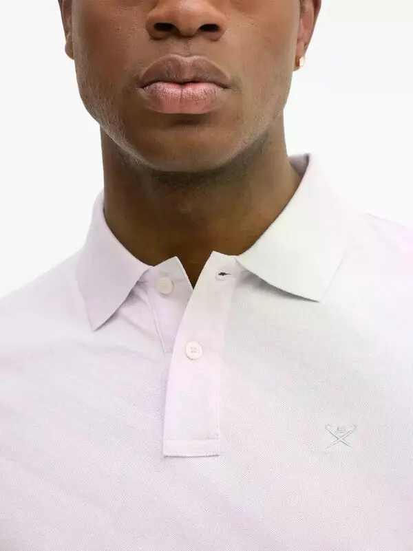 HACKETT LONDON Logo-embroidered Short-sleeve Polo Shirt