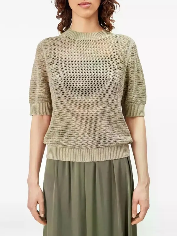 DRYKORN Chunky-knit Short-sleeve Sweater