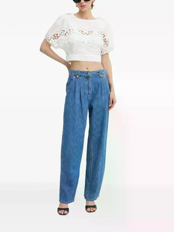 Luisa Spagnoli Allieva Pleated Waistband Jeans