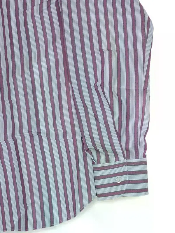 Corneliani Striped French-collar Shirt
