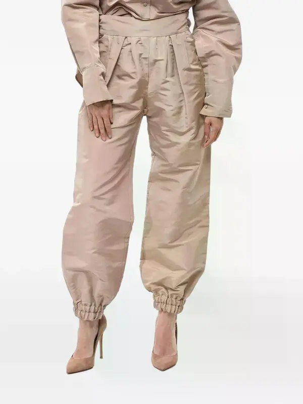 SUPER BLOND Silk Organza Balloon Trousers