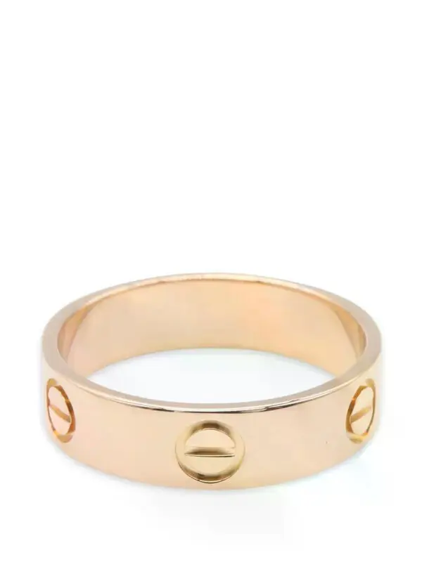 Cartier 18k Rose Gold Love Ring - Pink