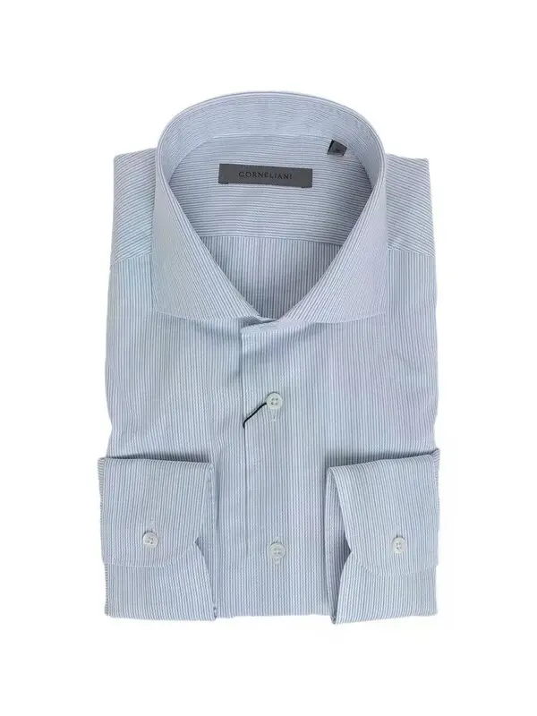 Corneliani Striped Cotton Shirt