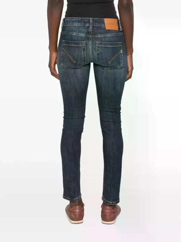 DONDUP Monroe Faded Wash Skinny Jeans