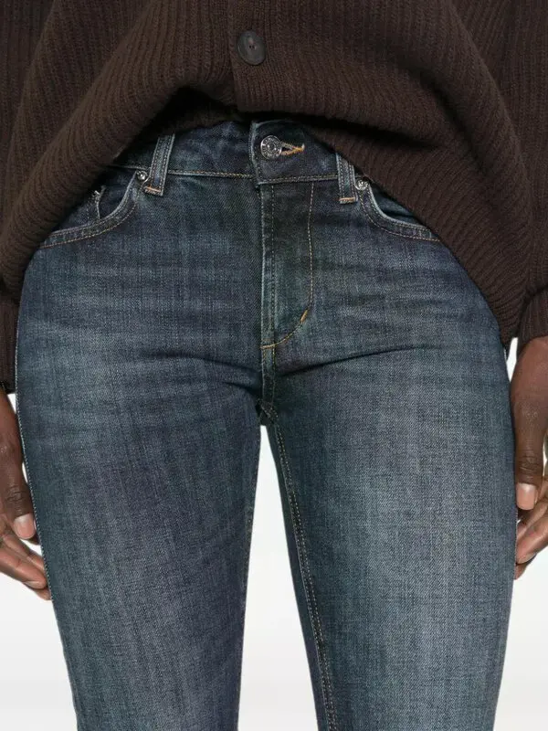 DONDUP Monroe Faded Wash Skinny Jeans